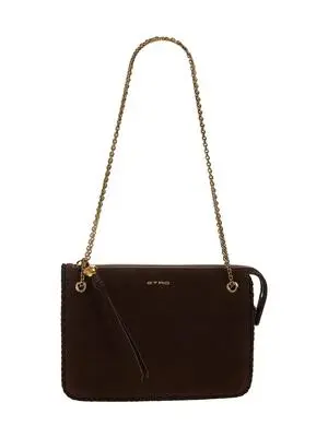 Etro Suede Crossbody Bag - Ebony