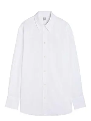 TOTEME Cotton And Linen-blend Shirt - White