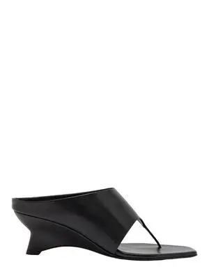 KHAITE Marlow 55 Leather Mules