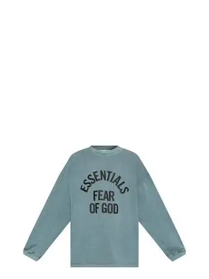 Fear Of God Printed Relaxed Fit Sweatshirt - Blue