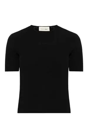 Fear Of God Embroidered Logo Top - Black