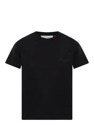 Fear Of God T-shirt With Embroidered Logo - Black