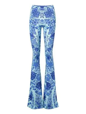 ETRO Etro Printed Jersey Flared Leggings