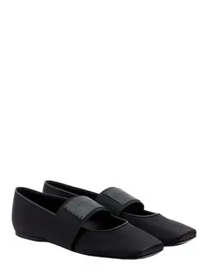 Givenchy Sliced Square Ballet Flats - Black