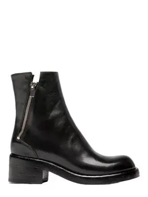 Officine Creative Brett 010 Side-zip Ankle Boots - Black