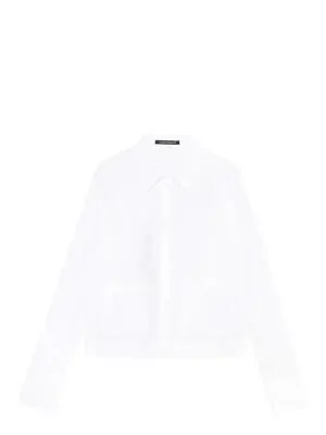 LUISA CERANO Long-sleeve Pocket Shirt - White