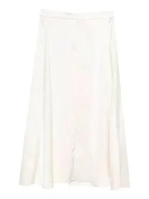 LUISA CERANO A-line Midi Skirt - Neutrals