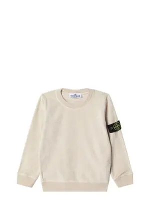 Stone Island Cotton Terry Sweatshirt - White