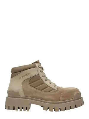 Balenciaga Combat Strike Boots - Beige