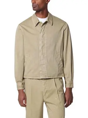 Auralee Garment-dyed Finx Chino Blouse - Beige