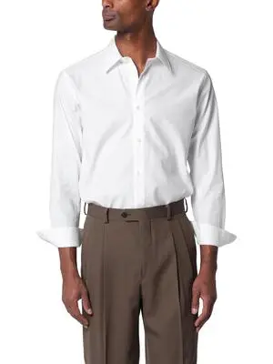 Auralee Slim-fit Cotton Twill Shirt - White