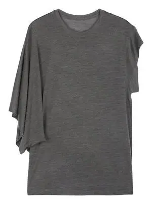 LESS Asymmetric Short Sleeve Top