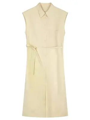 LESS Belted Shirt Dress