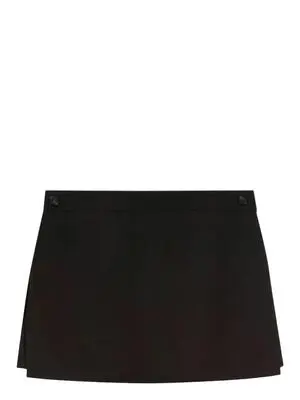 Sportmax Button Detailed Shorts - Black