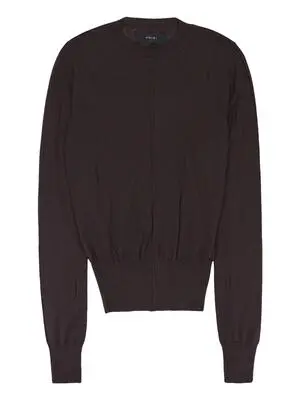 Amiri Distressed Crewneck Jumper - Brown