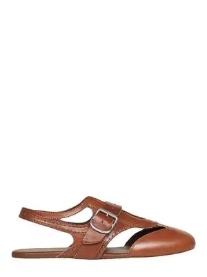 Dries Van Noten Calf Leather Sandal - Tan