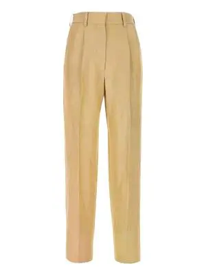 BLAZÉ MILANO Pleated Trousers - Neutrals