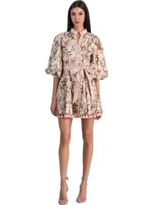 Alice + Olivia Alice + Olivia Lucy Mini Shirt Dress Pink