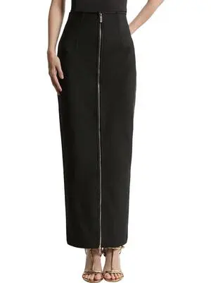 KAREN MILLEN Karen Millen Figure Form Zip Maxi Skirt