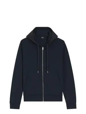 BOSS Hooded Zip-up Sweatshirt - Dark Blue