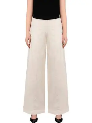 LAURA APARICIO Wide Leg Palazzo Trousers - Beige