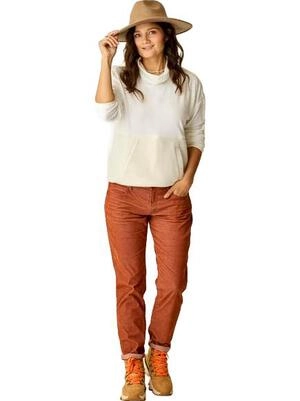 Carve Designs Carson Corduroy Boyfriend Jeans - Copper