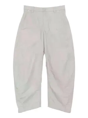 CROQUIS Rivet-trim Barrel Trousers - Grey