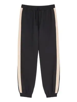 Valentino Garavani Jersey Vgold Sweatpants - Black