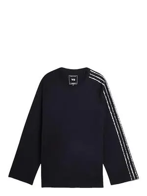 Adidas Y-3 Raw Edge Long Sleeve T-shirt - Black