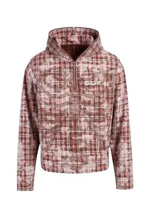 GUAPI Half Zip Hoodie - Red