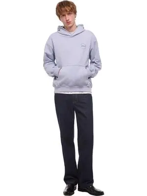 Helmut Lang Hooded Sweatshirt With Graphic - Pacific