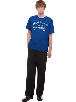 Helmut Lang Varsity Tee - Royal Blue