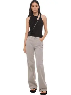 Helmut Lang Twisted Halter Tank - Black