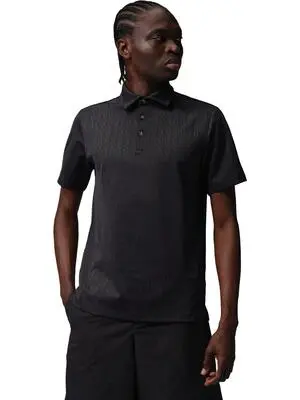 JORDAN Sport Golf Jacquard Polo - Black