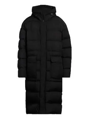 Peuterey Quilted Long Sleeve Down Coat - Black
