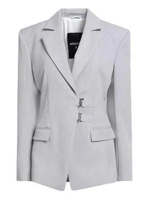 Patrizia Pepe Double-breasted Blazer - Grey