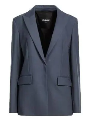 Patrizia Pepe Single-Breasted Blazer Grey