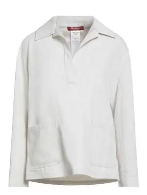 Max Mara Light Cotton And Linen Top - Grey
