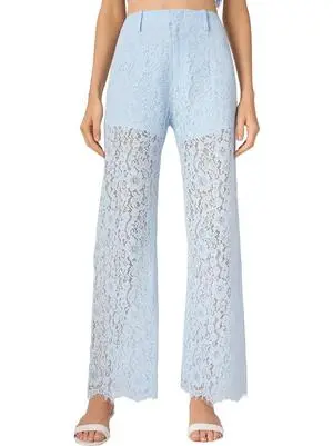 Cami Nyc Zinaida Floral Lace Pants - Dew