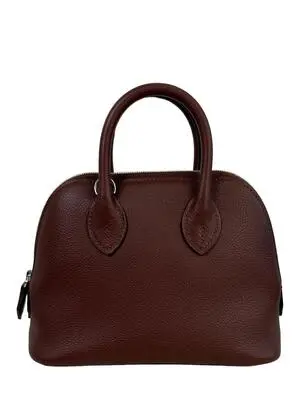 HERMÈS Mini Bolide Chamkila Goatskin With Palladium Hardware