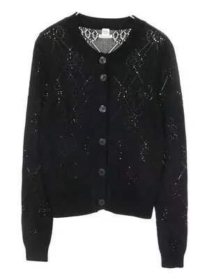 HERMÈS 2010s H-Lift Crew-Neck Cardigan