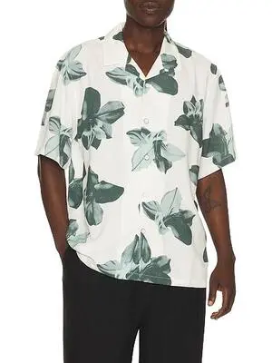 Rag & Bone Avery Printed Shirt - Mint