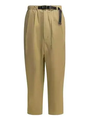 Comme Des Garçons Belted Pleated Trousers - Neutrals