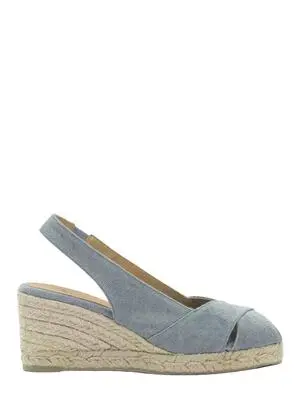 CastaÑer Diana Wedged Espadrilles - Blue