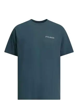 Filson Logo-print Cotton T-shirt - Blue
