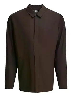HOUDINI SPORTSWEAR Ripstop Coat With Logo Embroidery - Brown