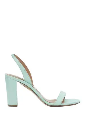 AQUAZZURA So Nude Block 85 Sandals - Blue