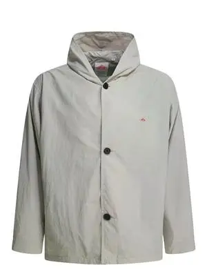 DANTON Logo-patch Hooded Jacket - Neutrals