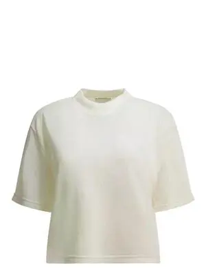SA SU PHI Cashmere Cropped T-shirt - Neutrals