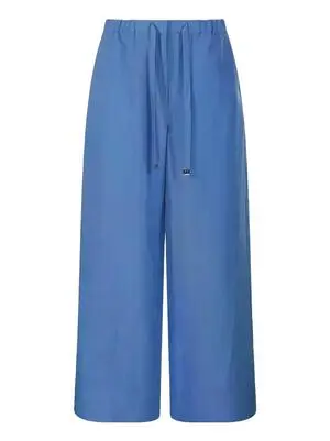 Max Mara Aurora Palazzo Trousers - Blue